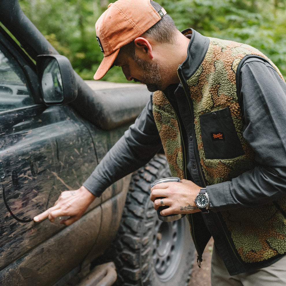 Chisos Fleece Vest - Mimetico : Fatigue – HOWLER BROTHERS