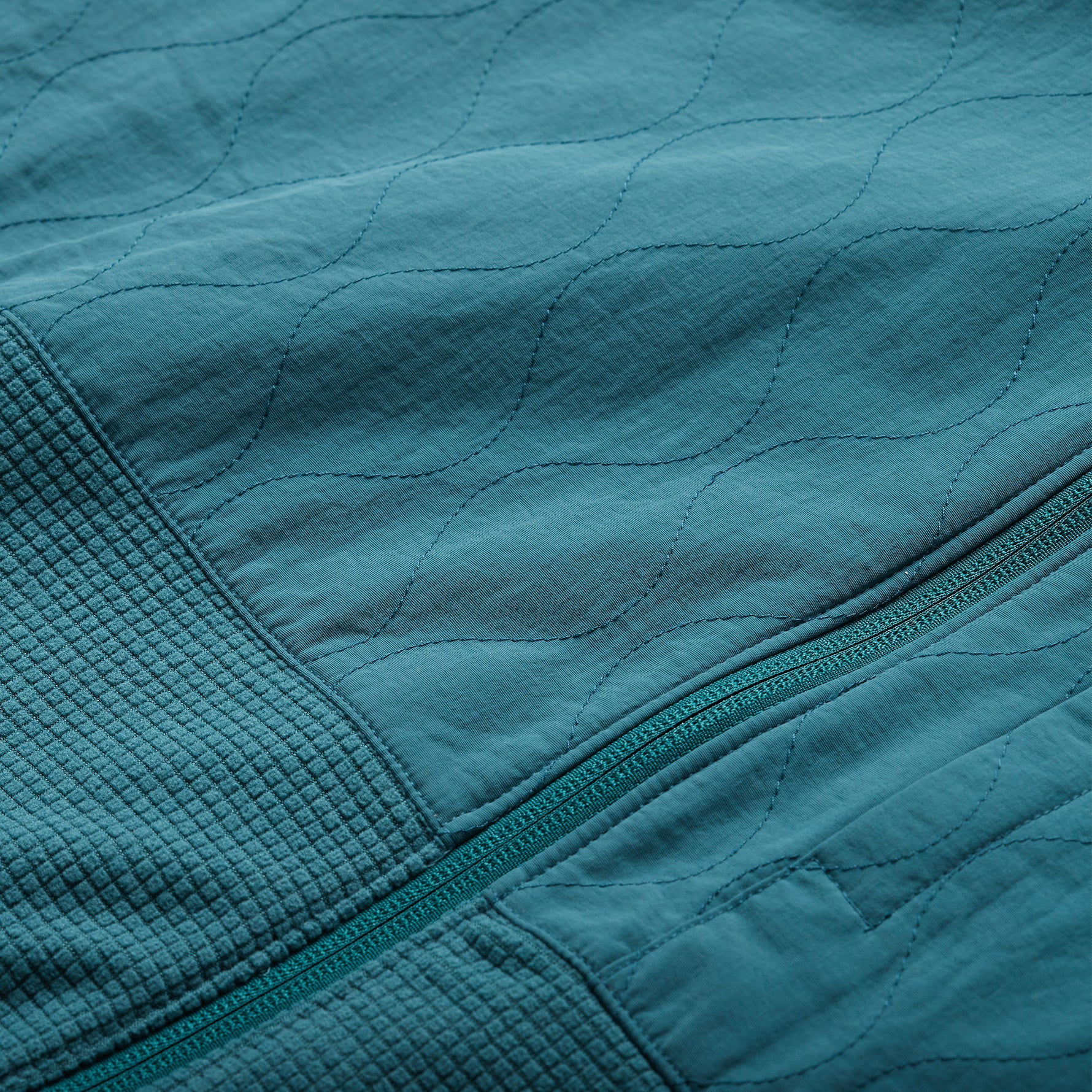 Talisman Grid Fleece Jacket - Dark Teal – HOWLER BROTHERS