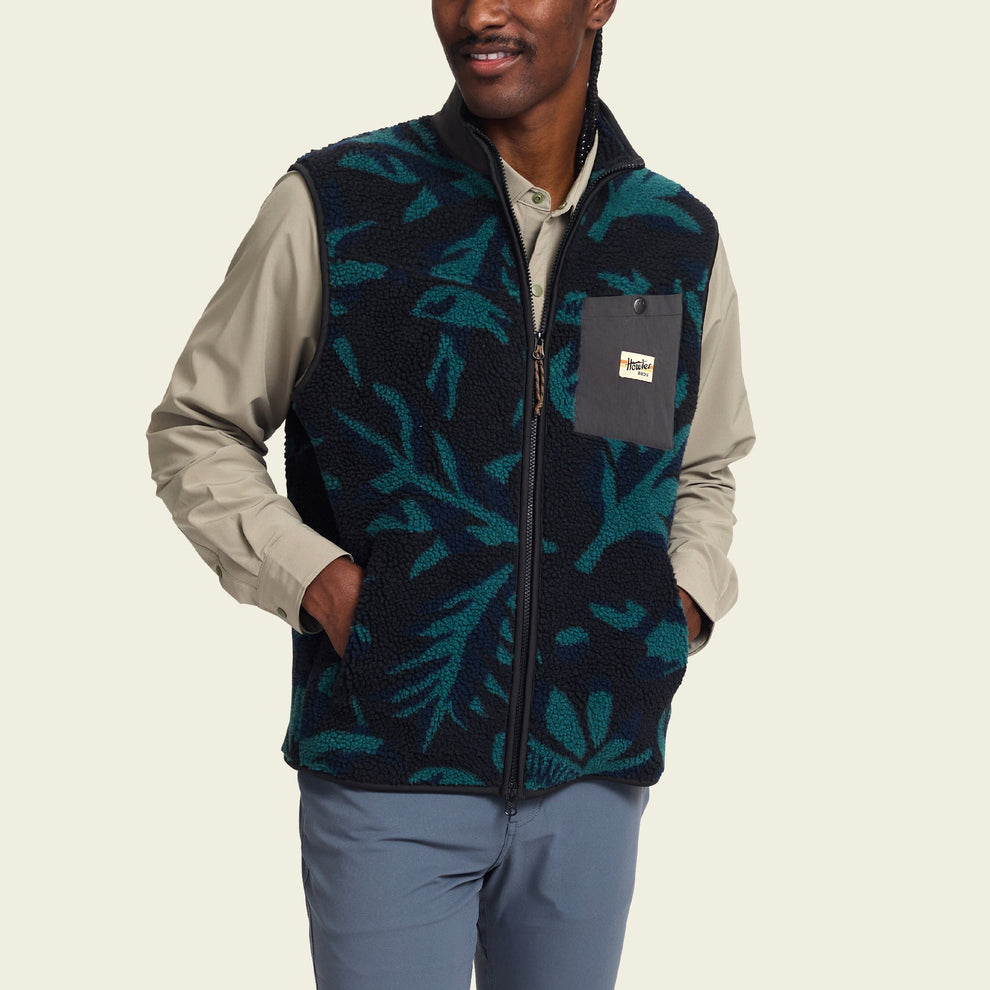 Chisos Fleece Vest - Forgotten Forest : Antique Black – HOWLER BROTHERS
