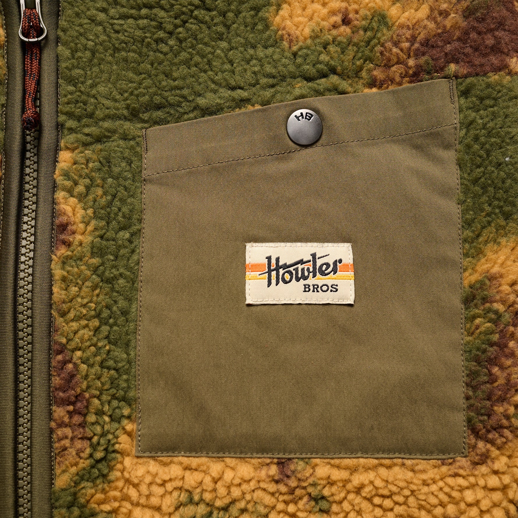 Chisos Fleece Jacket - Inkblots : Camo – HOWLER BROTHERS