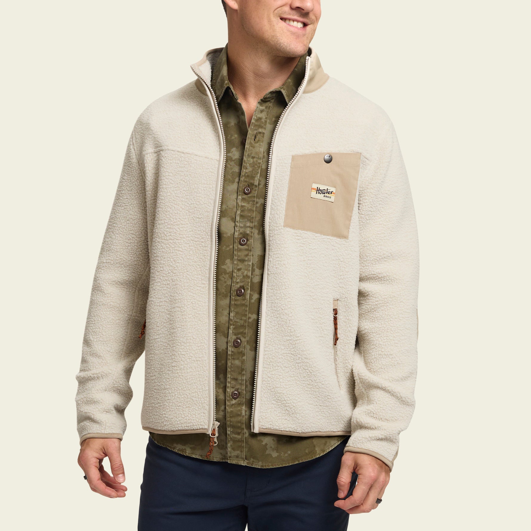 Chisos Fleece Jacket - Oatmeal – HOWLER BROTHERS