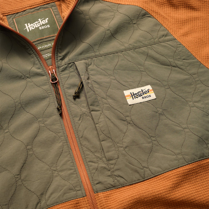 Talisman Fleece Jacket - Adobe – HOWLER BROTHERS
