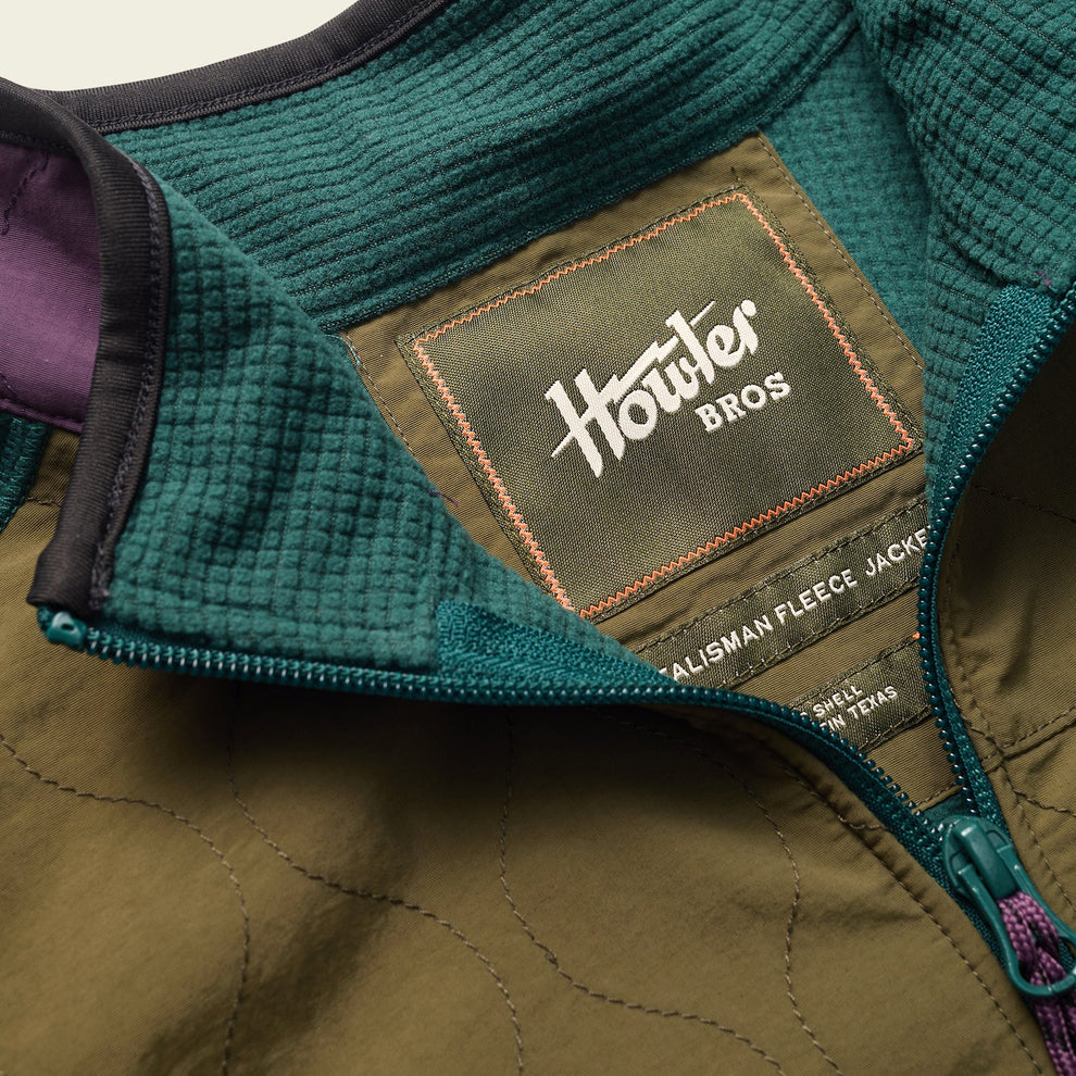 Talisman Fleece Jacket - Pine Green – HOWLER BROTHERS