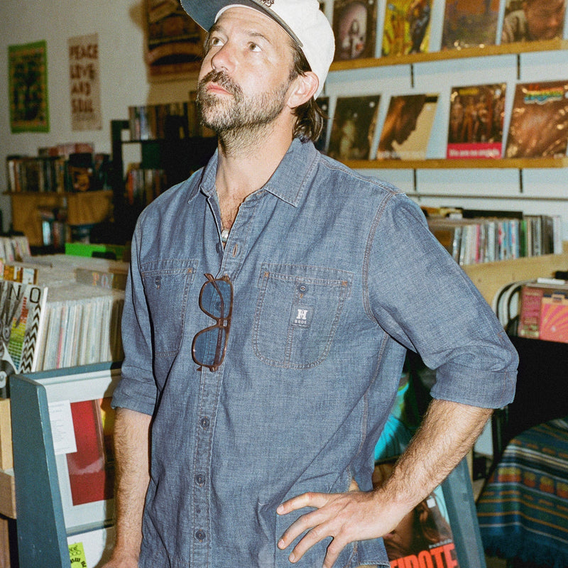 Tallier Work Shirt - Washed Blue Chambray – HOWLER BROTHERS