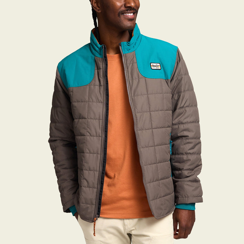 Merlin Jacket - Gravel / Ultramarine – HOWLER BROTHERS