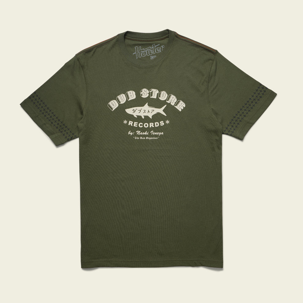 Dub Store Records Cotton T-Shirt - Dark Olive – HOWLER BROTHERS
