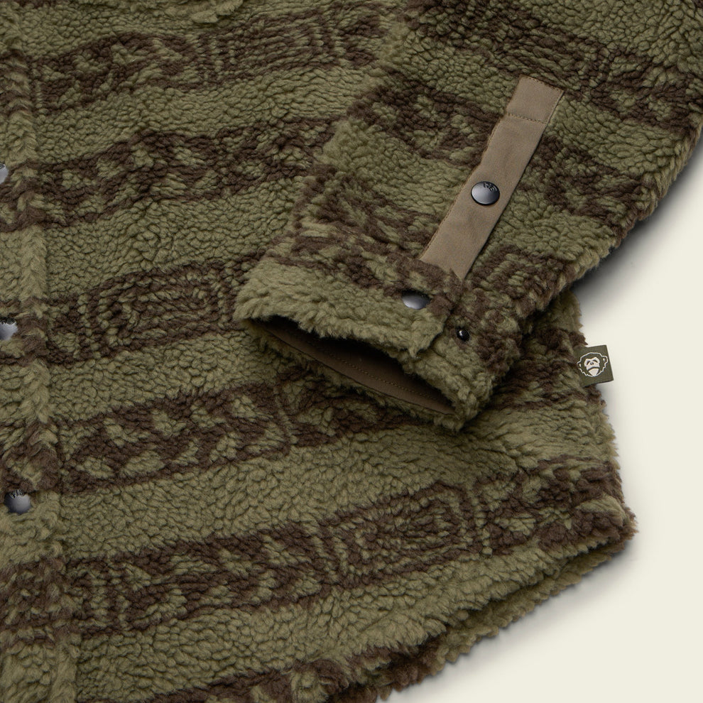 Allegheny Fleece Overshirt - Hanko Stripe : Lichen Green – HOWLER BROTHERS