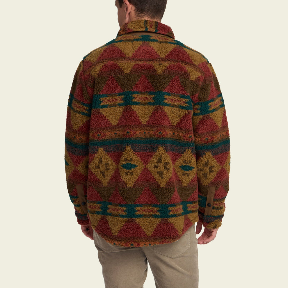 Allegheny Fleece Overshirt - Mitla Motifs : Brick – HOWLER BROTHERS