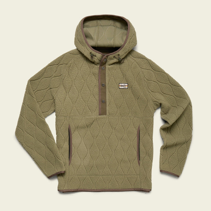 Chisos Hooded Pullover - Capillary Waves : Lichen Green – HOWLER BROTHERS