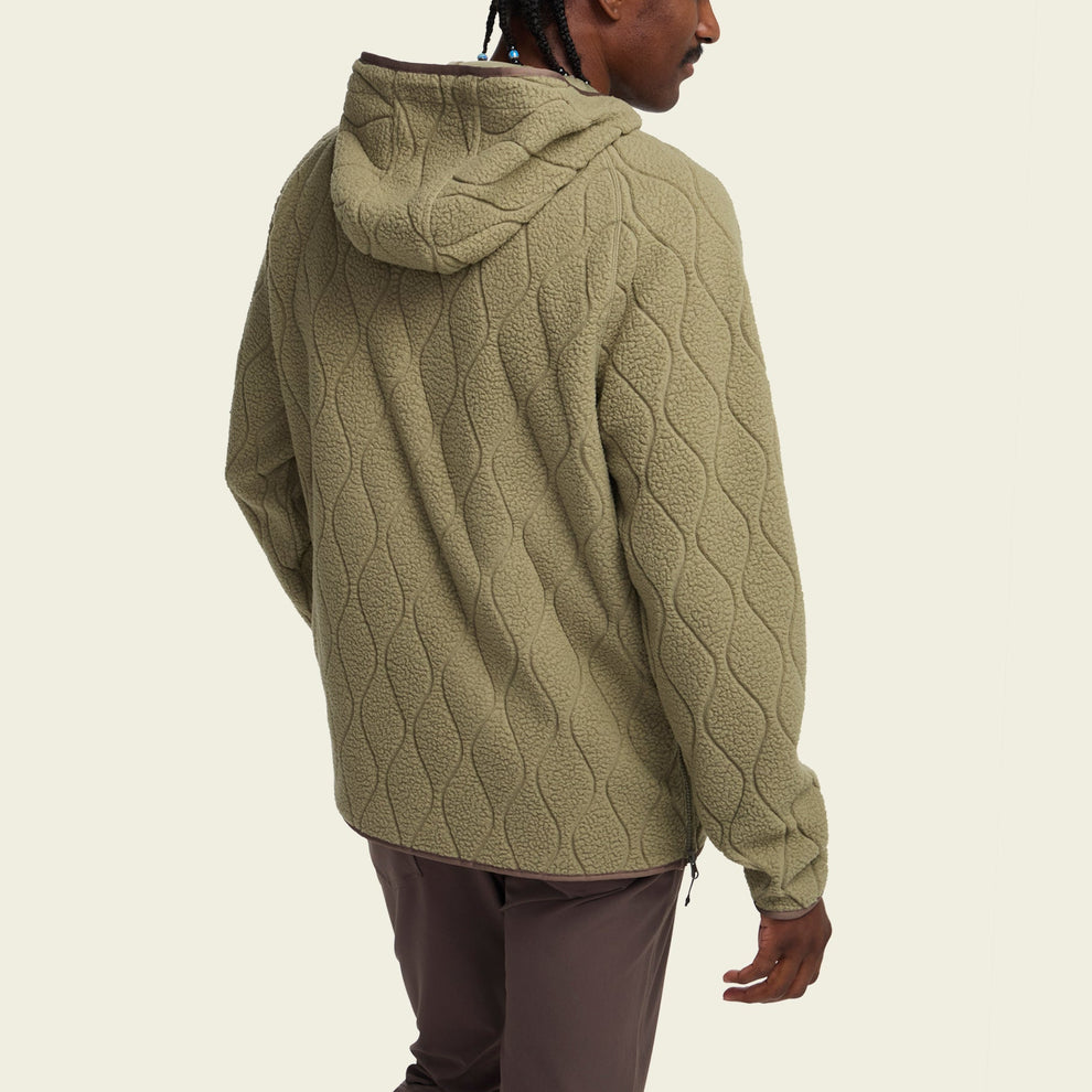 Chisos Hooded Pullover - Capillary Waves : Lichen Green – HOWLER BROTHERS