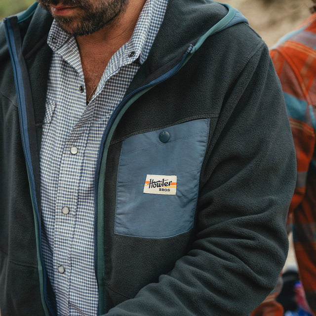 Free Range Hooded Jacket - Antique Black – HOWLER BROTHERS