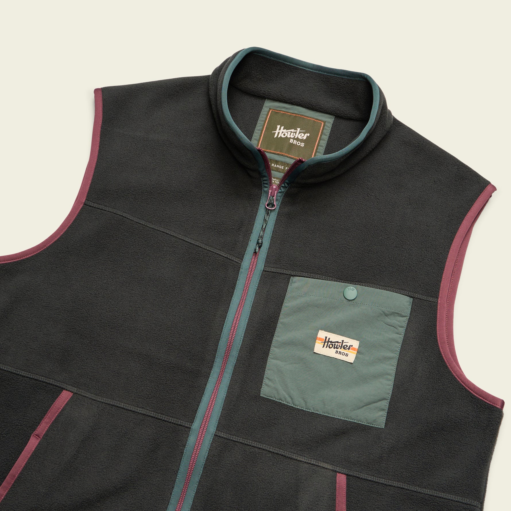 Free Range Fleece Vest - Antique Black – HOWLER BROTHERS