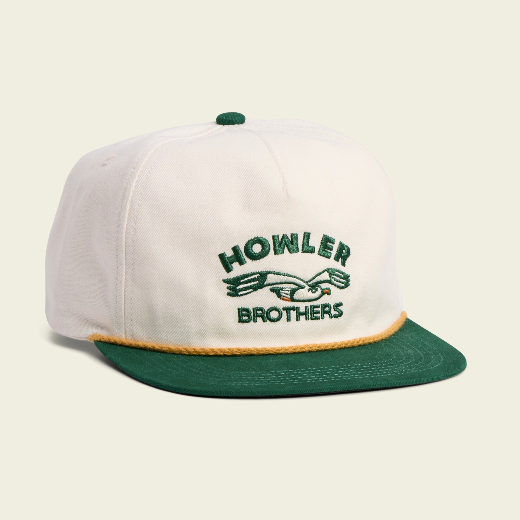 Seagull Snapback - White / Green – HOWLER BROTHERS