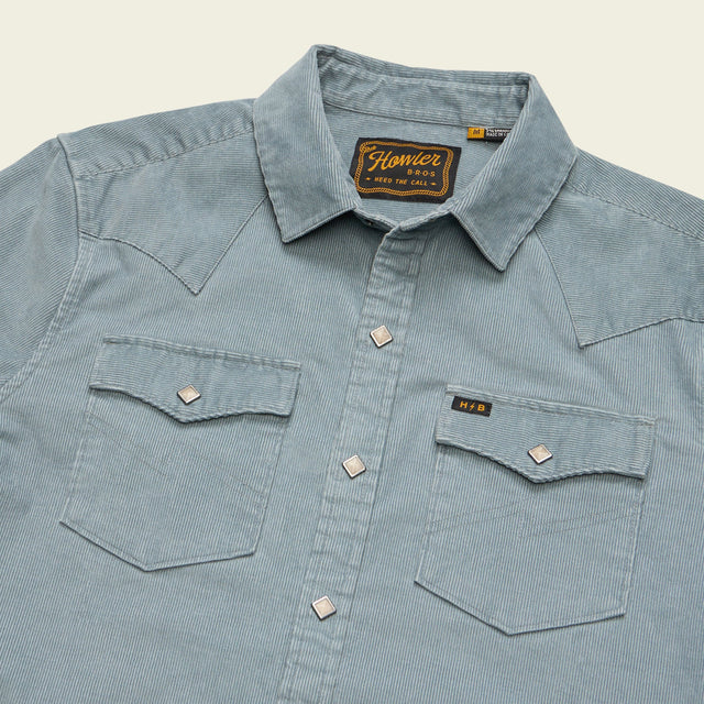 Banning Corduroy Snapshirt - Iron Blue – HOWLER BROTHERS