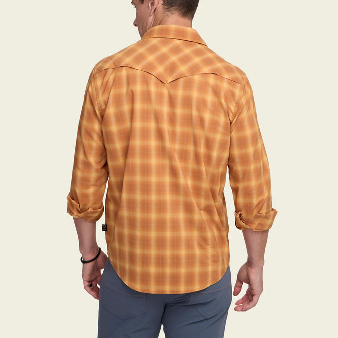 H Bar B Tech Longsleeve - Kent Plaid : Foliage – HOWLER BROTHERS