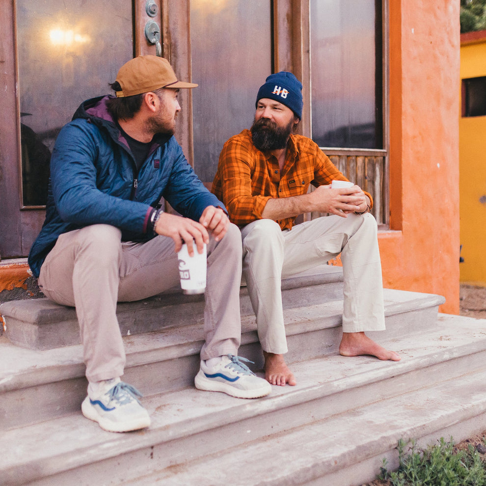 La Grange Lightweight Flannel - Cohen Plaid : Pumpkin – HOWLER BROTHERS