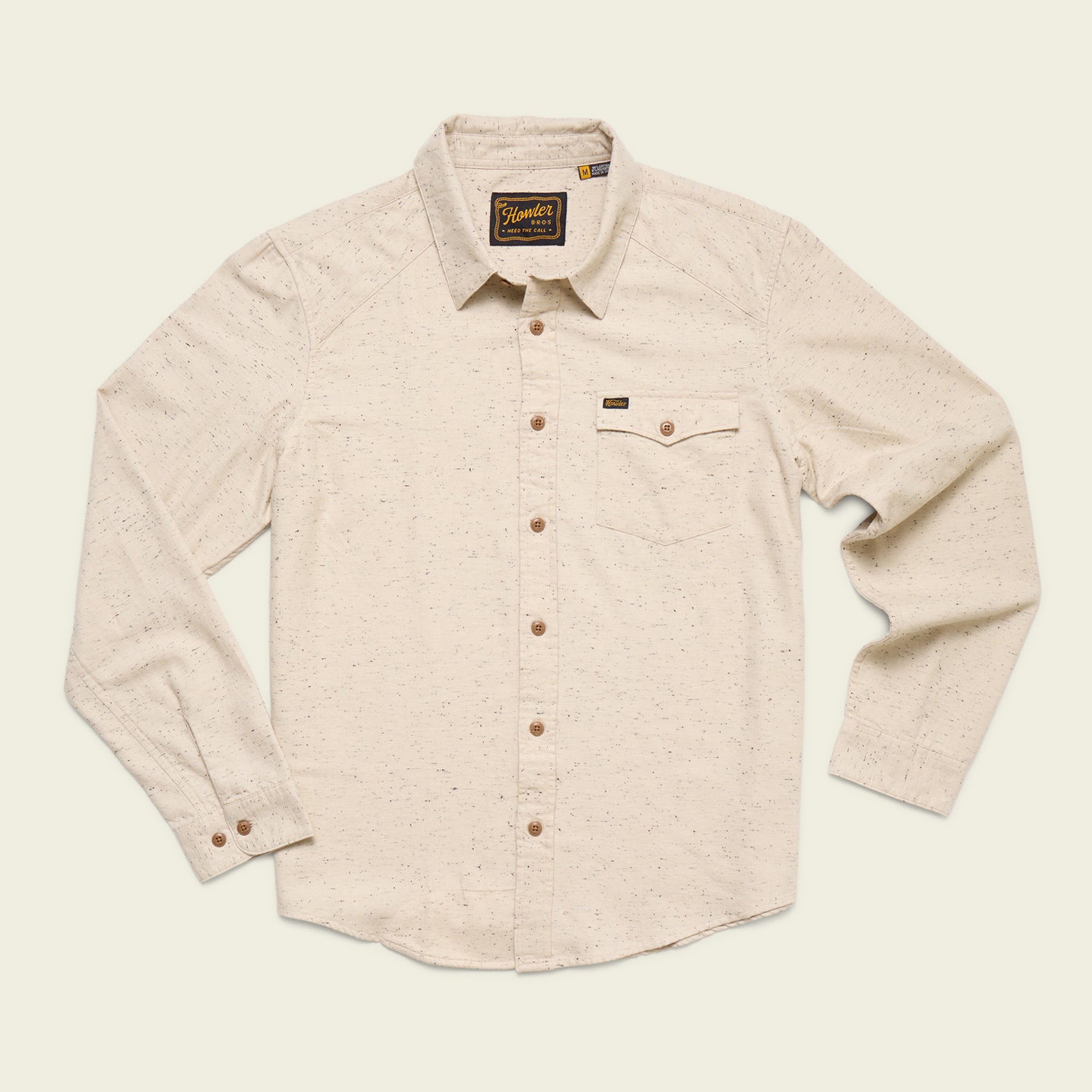 La Grange Lightweight Flannel - Speckled Sand – HOWLER BROTHERS
