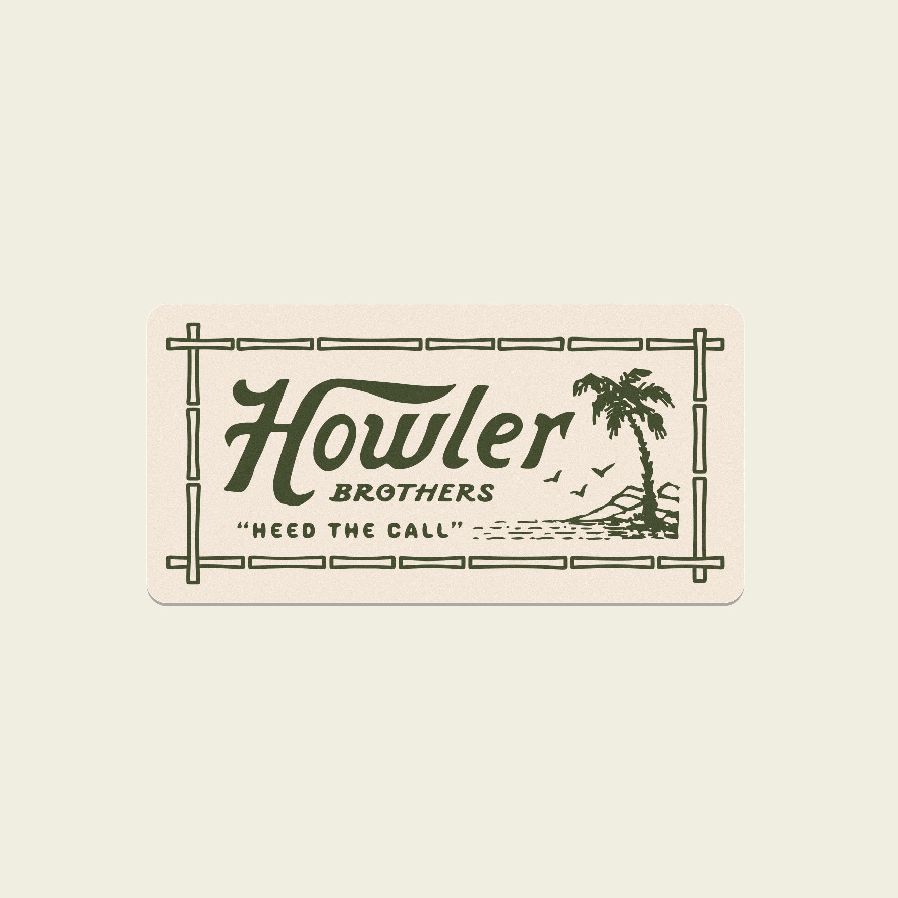Tropic of Howler Sticker - Heavy Duty, Versatile Design – HOWLER BROTHERS