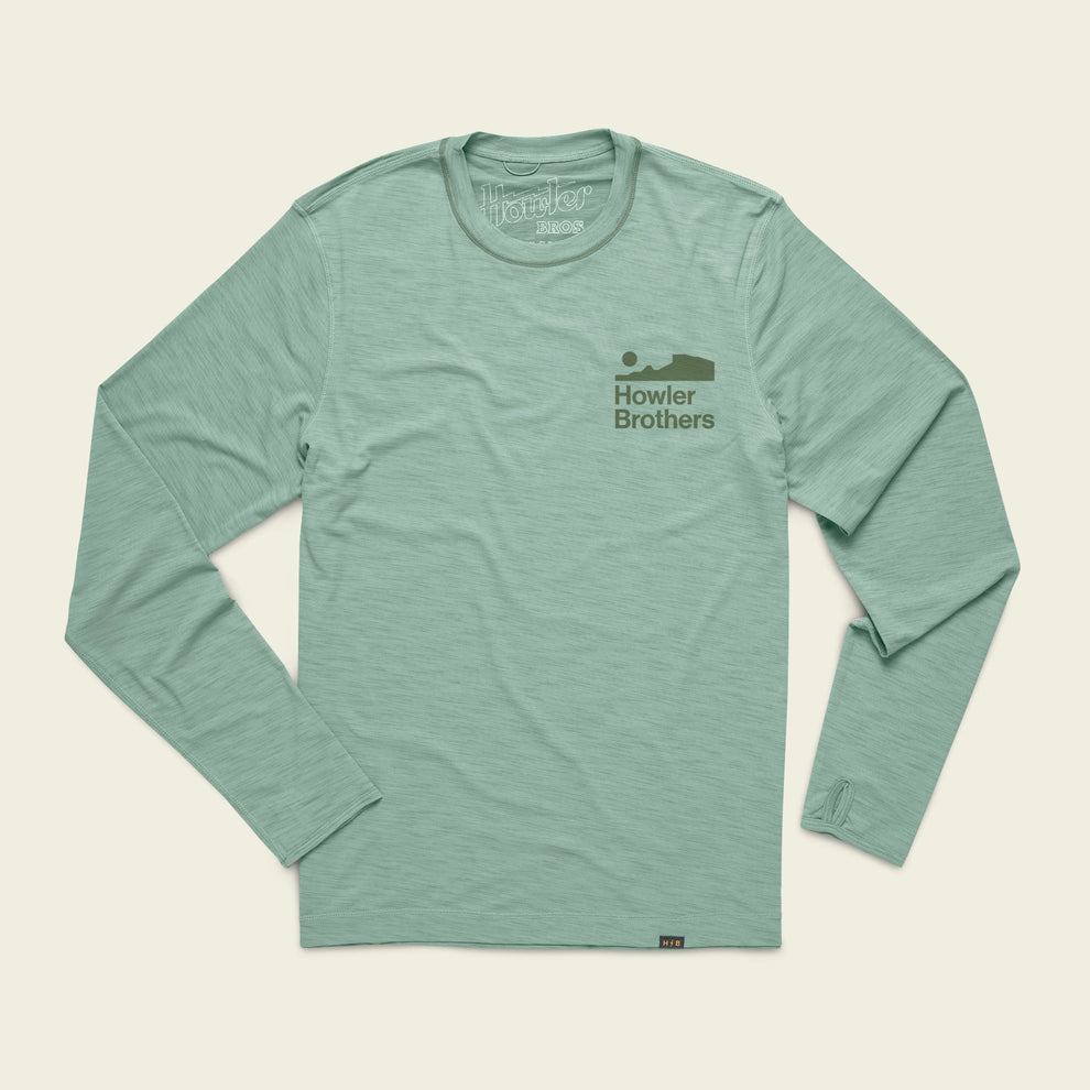 HB Tech Longsleeve T-Shirt - Granite Green – HOWLER BROTHERS