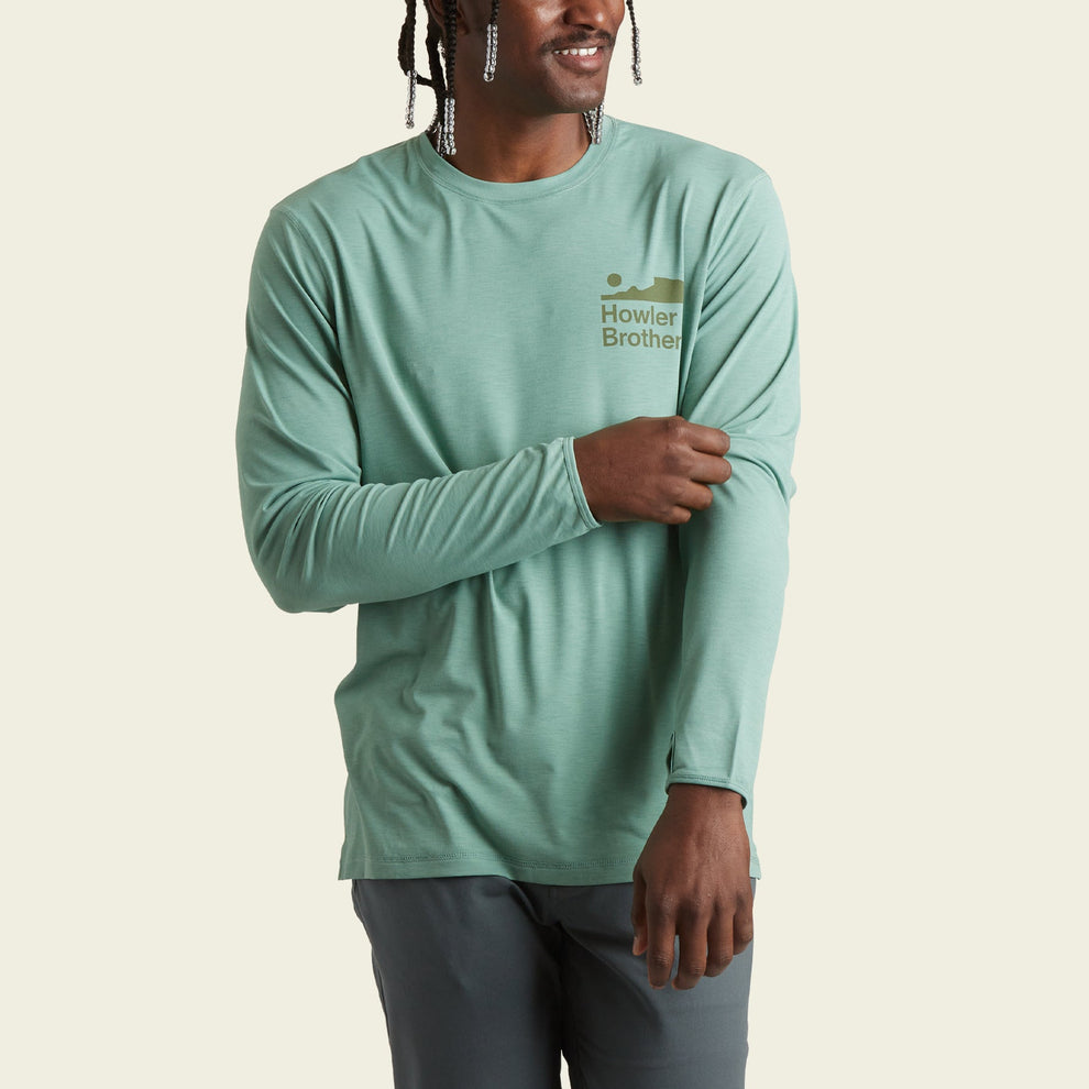 HB Tech Longsleeve T-Shirt - Granite Green – HOWLER BROTHERS