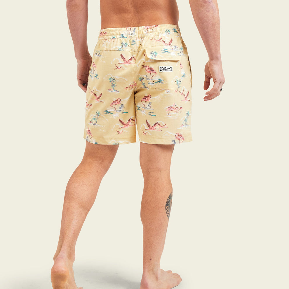 Deep Set Boardshorts 17" - Flamingos – HOWLER BROTHERS
