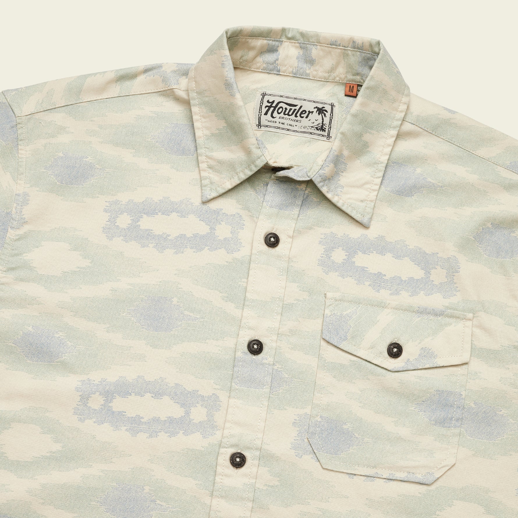 San Gabriel Shirt - Taki : Bone White – HOWLER BROTHERS