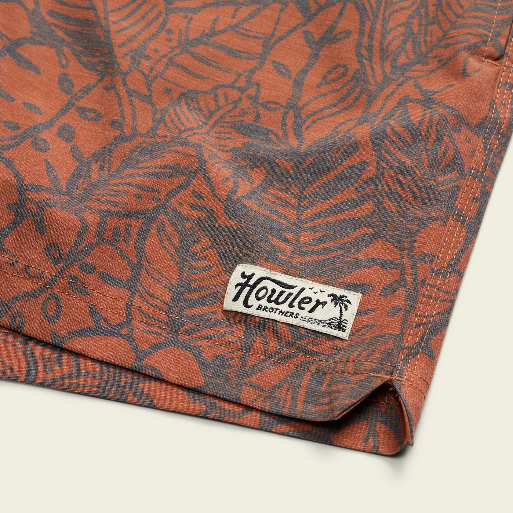 Deep Set Boardshorts 17" - Leafy Lithographs : Adobe – HOWLER BROTHERS