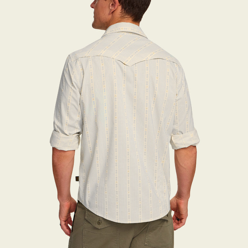 H Bar B Tech Longsleeve - Mosquero Stripe : Off White – HOWLER BROTHERS
