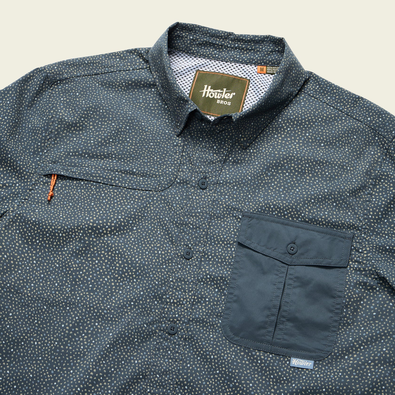 Matagorda Longsleeve - Lotsa Dots : Dark Slate – HOWLER BROTHERS