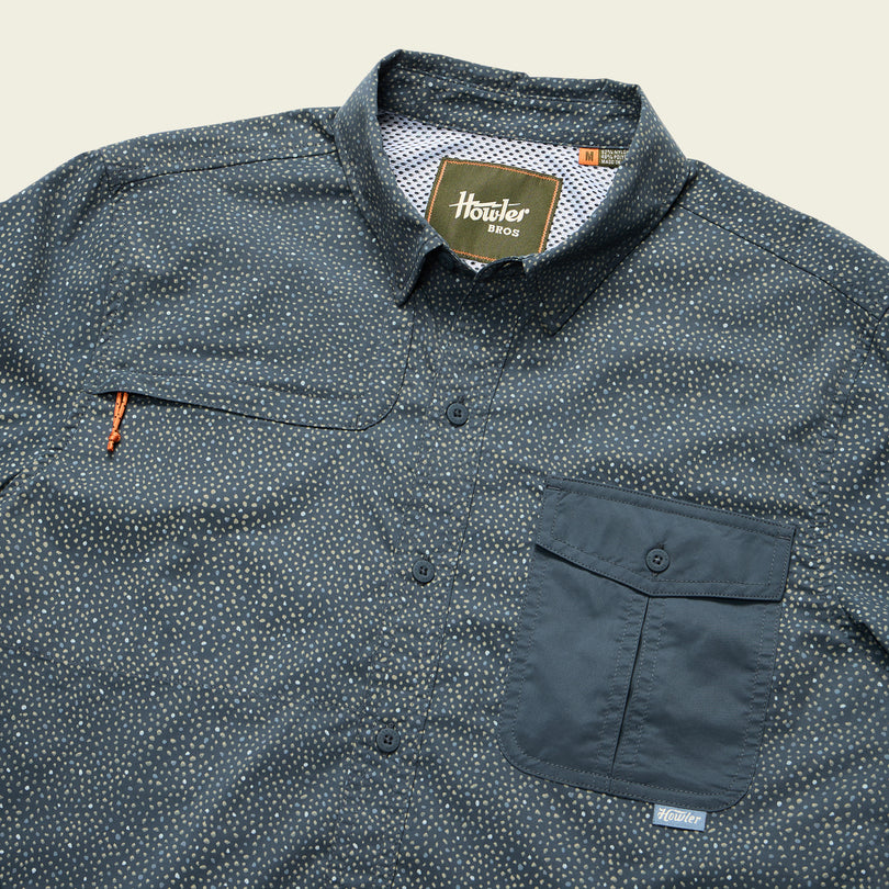 Matagorda Longsleeve - Lotsa Dots : Dark Slate – HOWLER BROTHERS