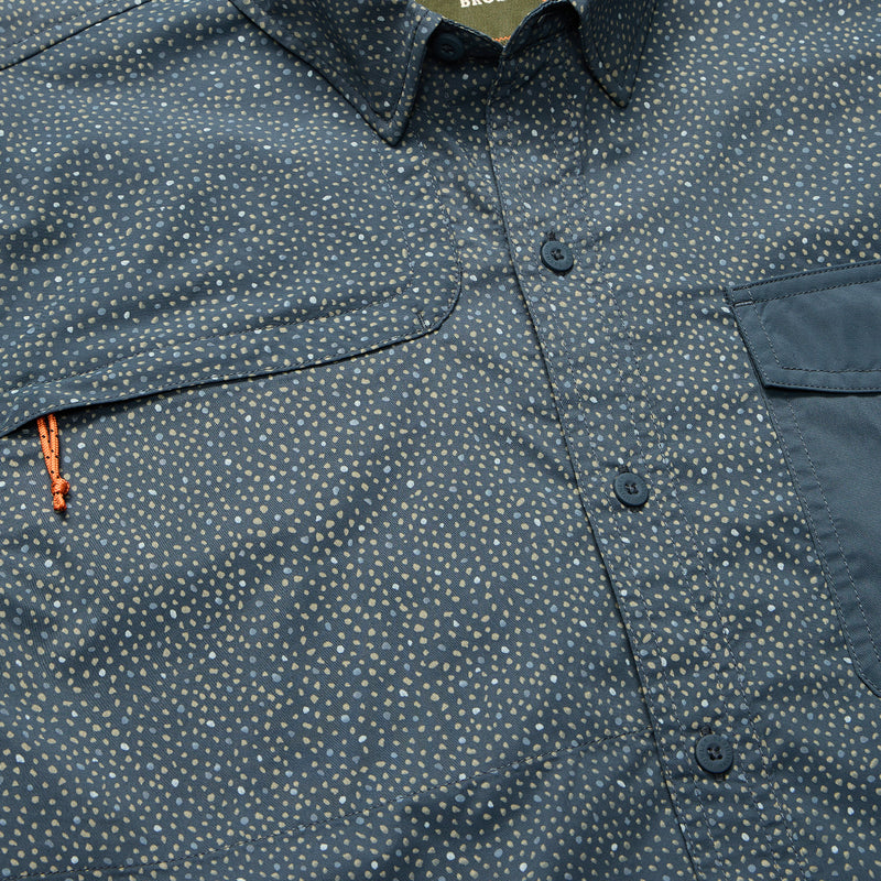 Matagorda Longsleeve - Lotsa Dots : Dark Slate – HOWLER BROTHERS