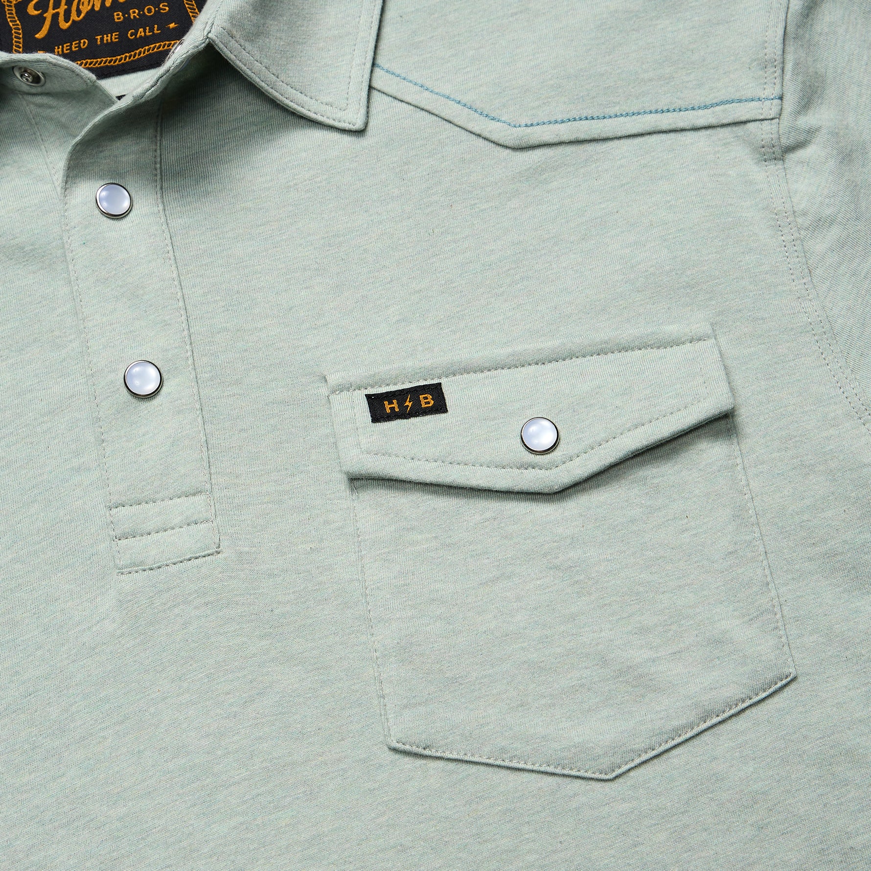 Ranchero Polo - Seafoam – HOWLER BROTHERS