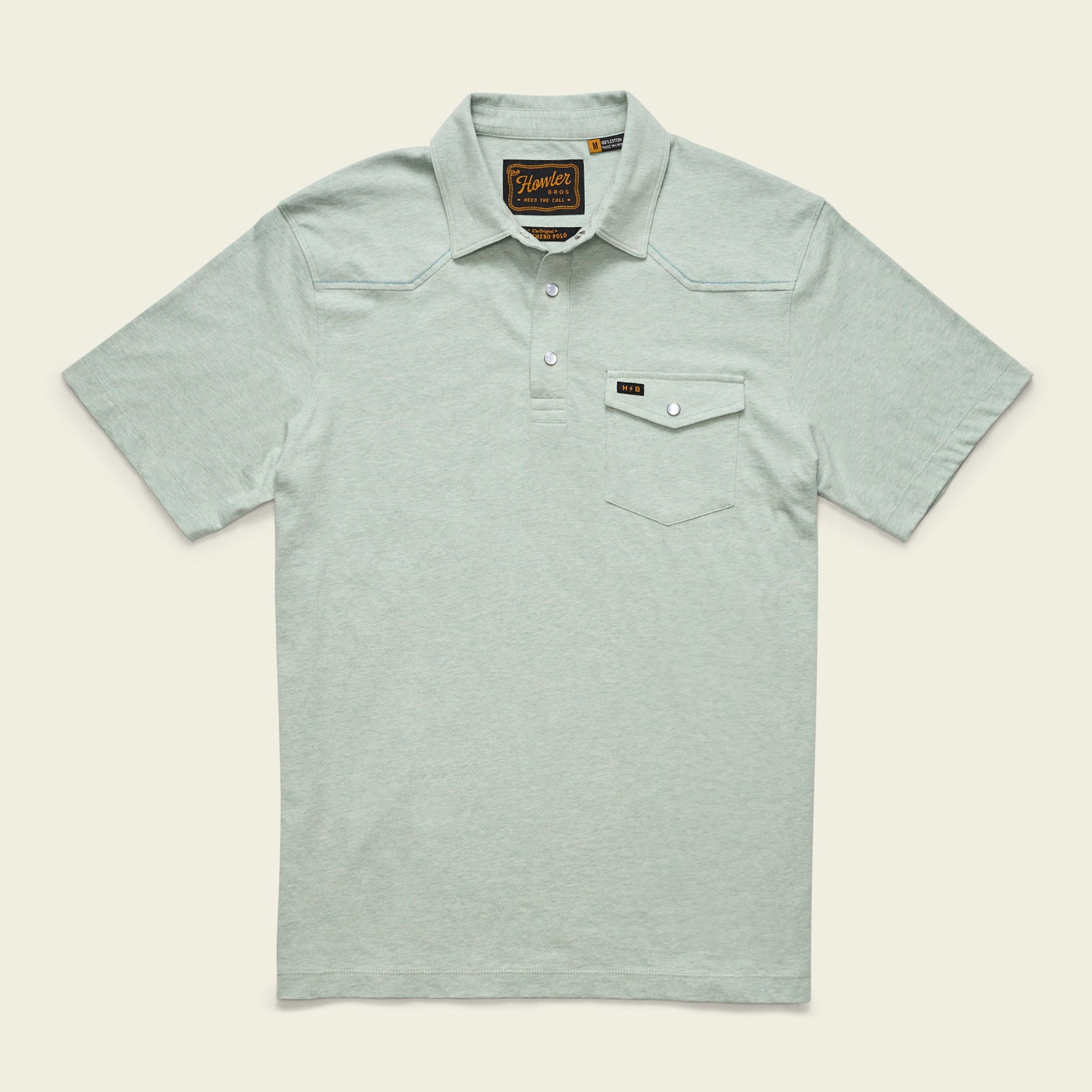 Ranchero Polo - Seafoam – HOWLER BROTHERS