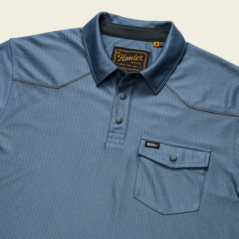 Ranchero Tech Polo - Mirage Blue – HOWLER BROTHERS