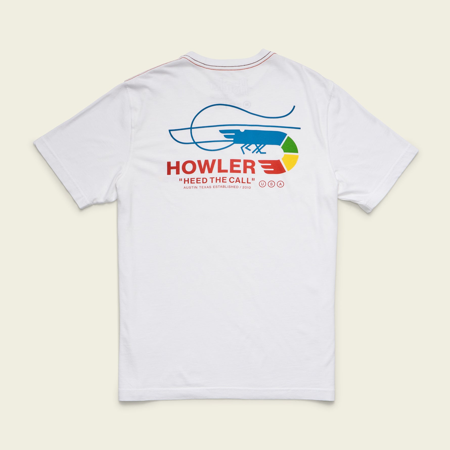 Skrimp Cotton T-Shirt - Vintage White – HOWLER BROTHERS