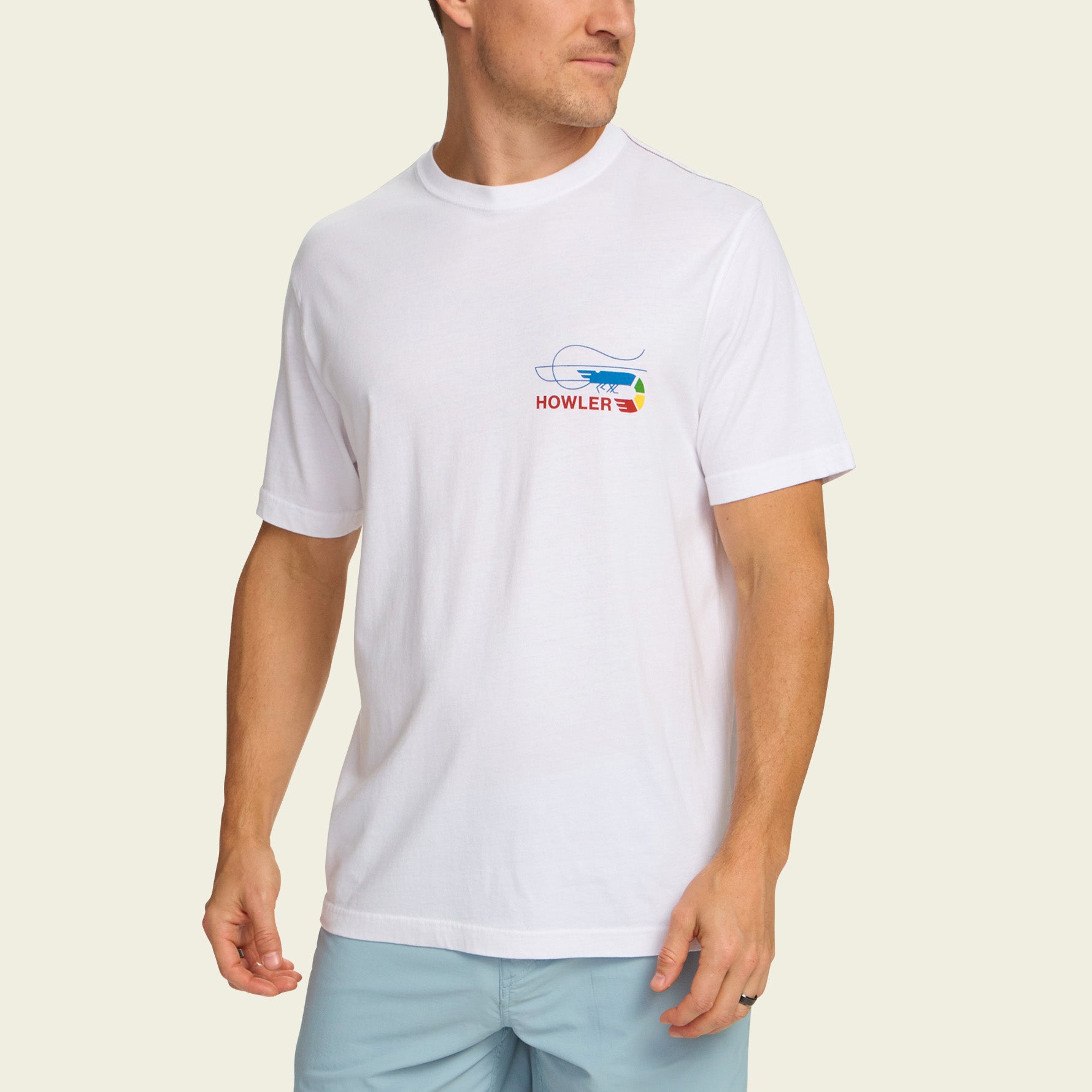 Skrimp Cotton T-Shirt - Vintage White – HOWLER BROTHERS