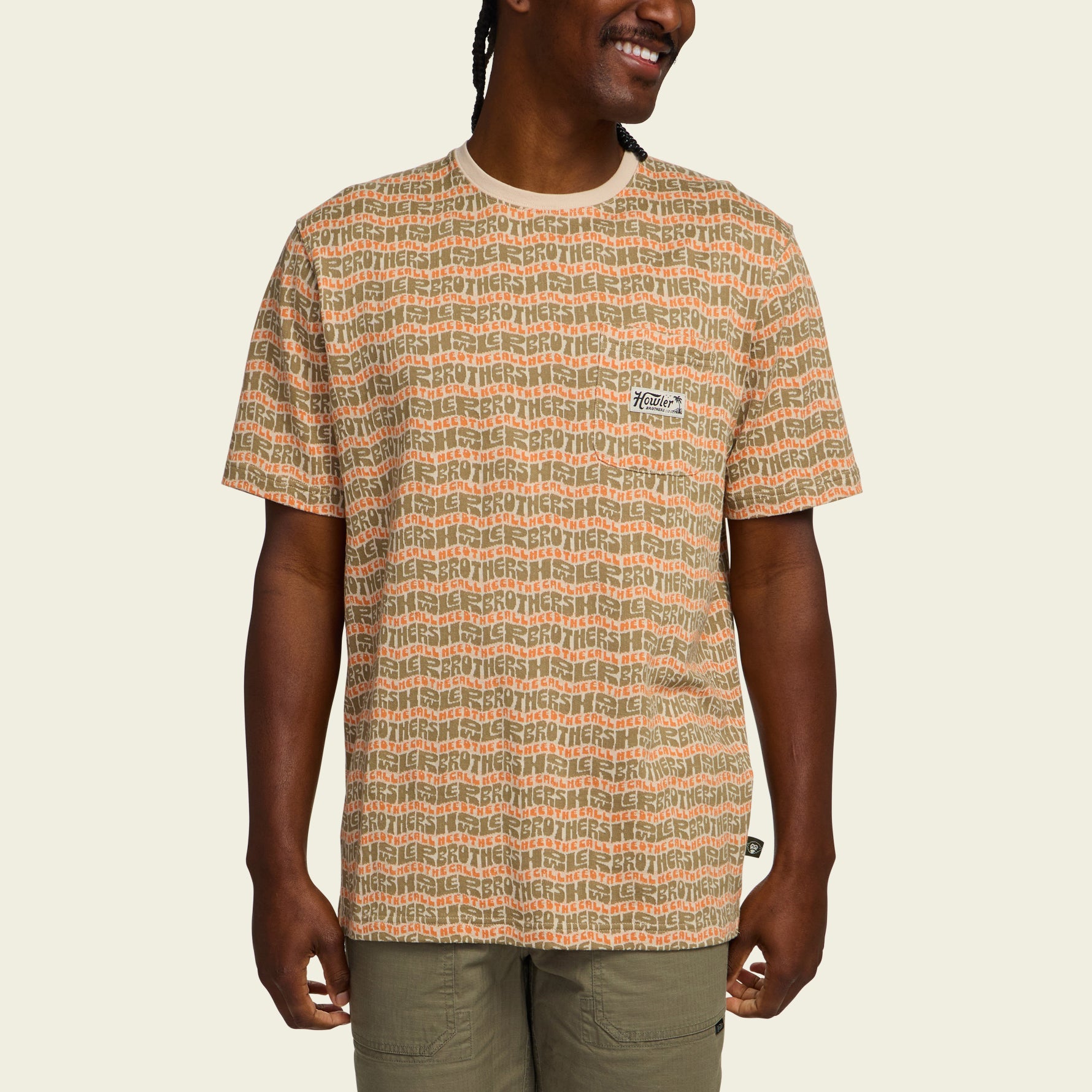 Jacquard T - HB Flow : Sand – HOWLER BROTHERS