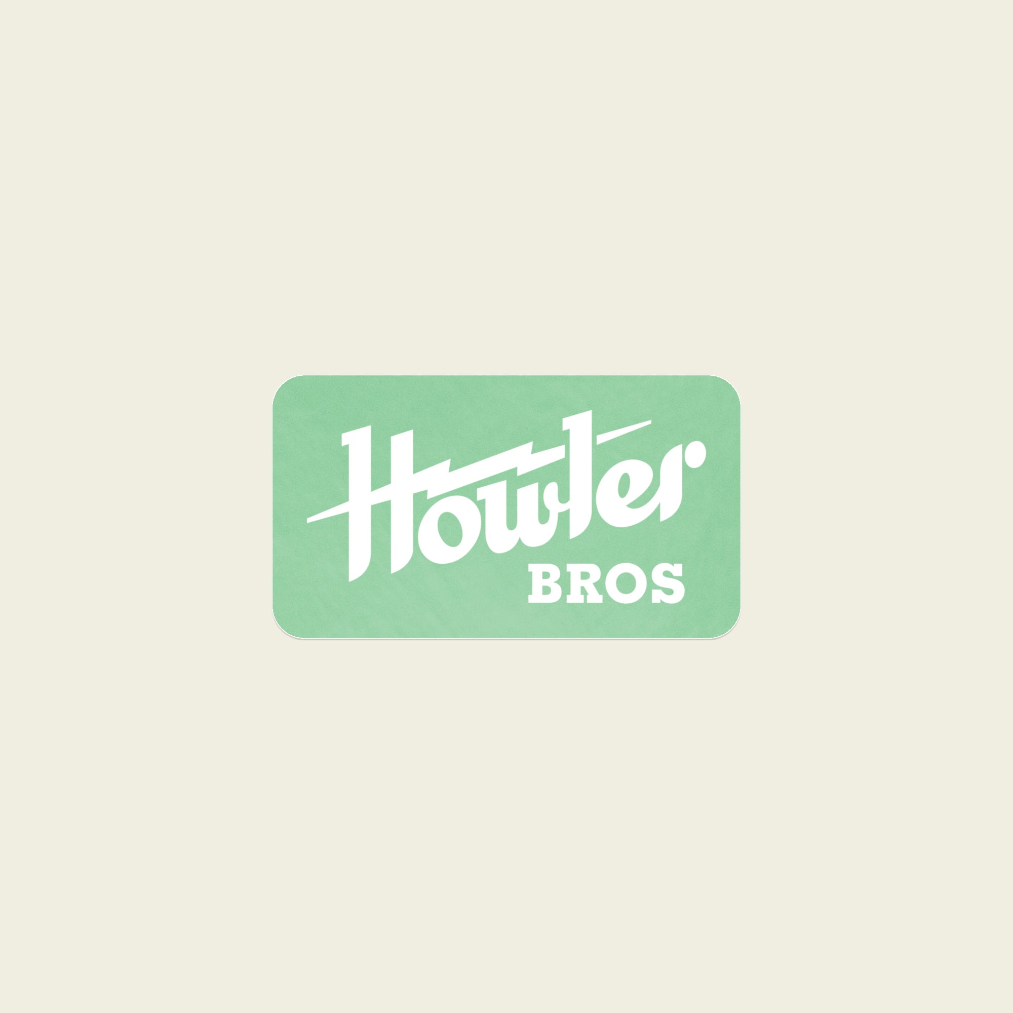 Howler Electric Sticker - Seafoam – HOWLER BROTHERS