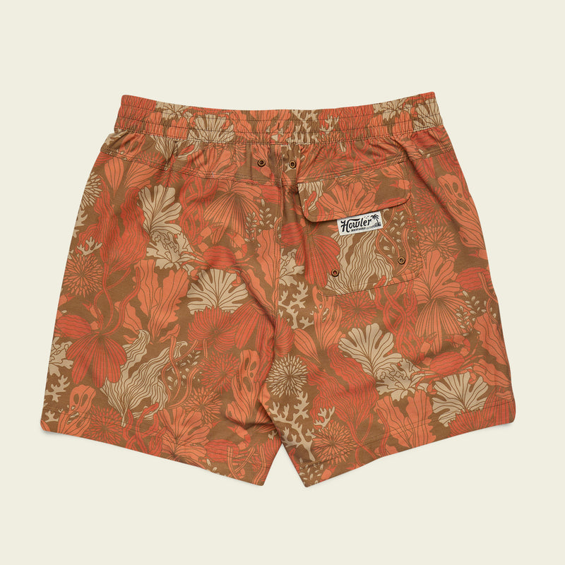 Deep Set Boardshorts - Reef Madness : Tangerine – HOWLER BROTHERS