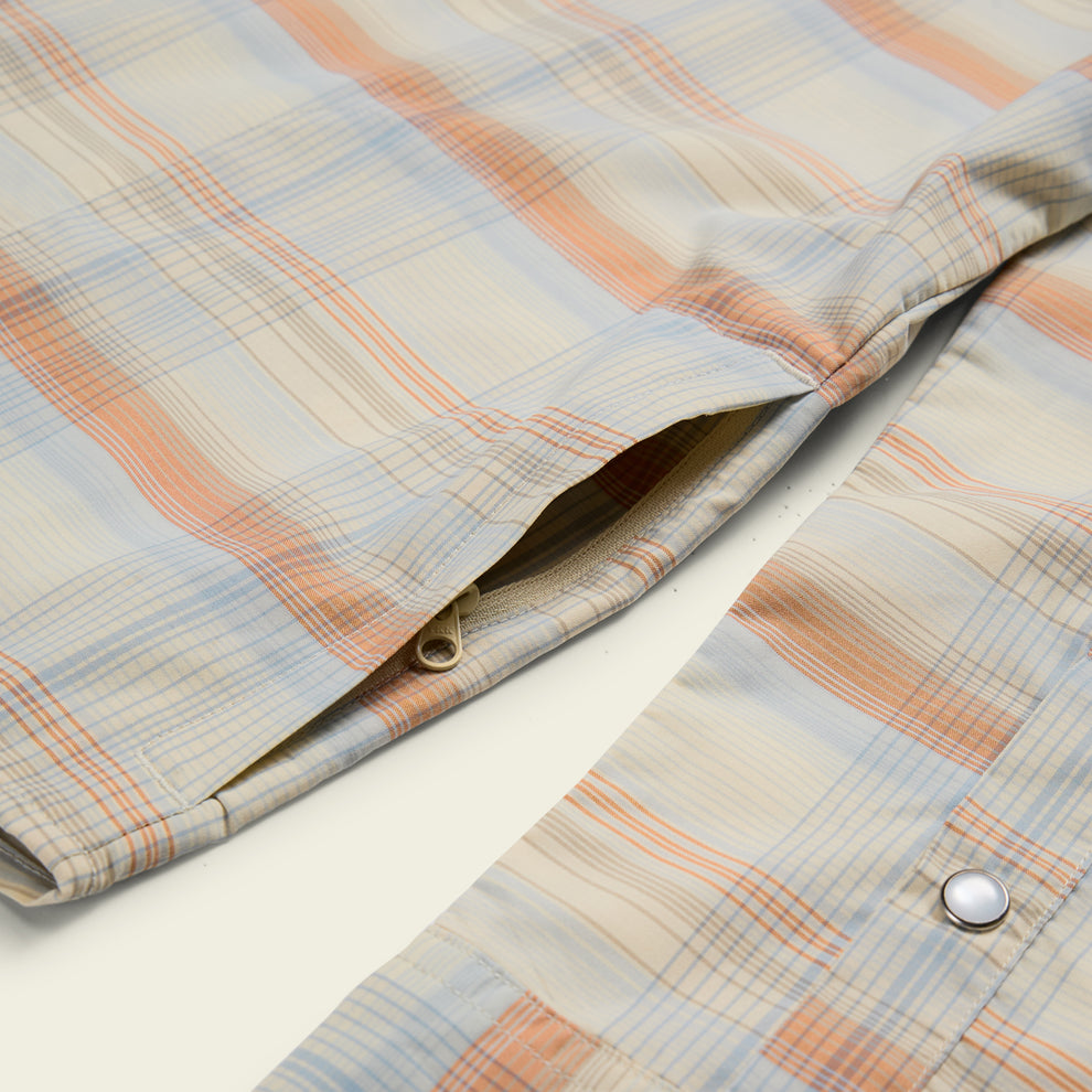 H Bar B Tech Longsleeve - Cameron Plaid : Cream – HOWLER BROTHERS