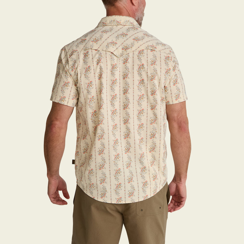 Open Country Tech Shirt - Grampa's Curtains : Natural – HOWLER BROTHERS