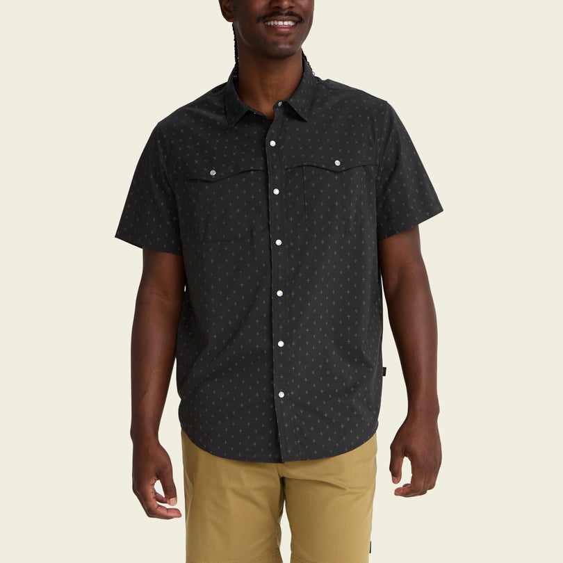 Open Country Tech Shirt - Supernovas : Antique Black – HOWLER BROTHERS