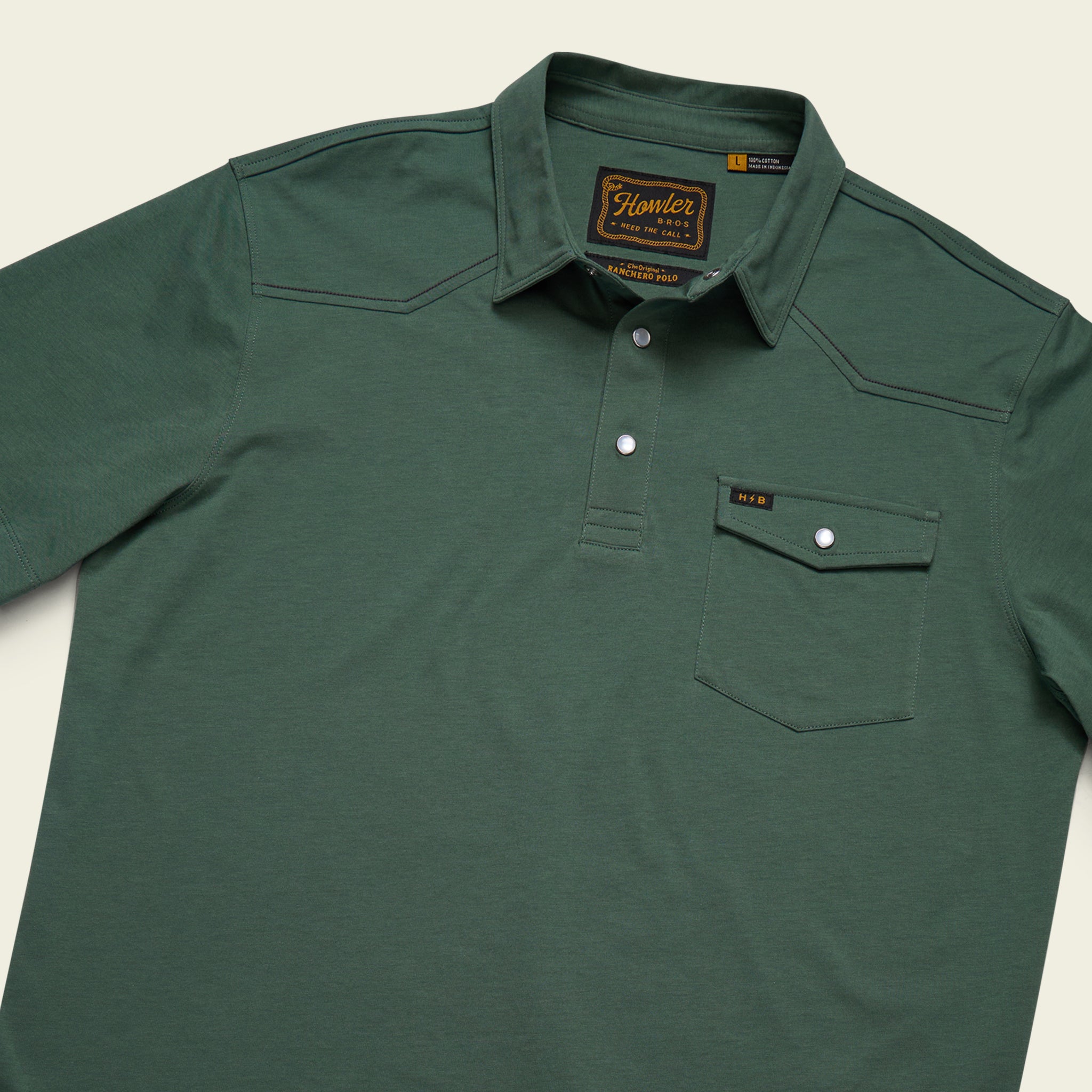 Ranchero Polo - Fern Green – HOWLER BROTHERS