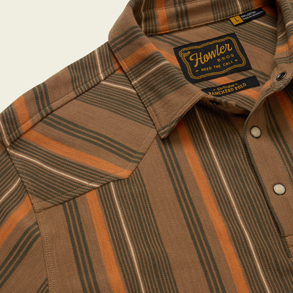 Ranchero Polo - Old Bill Stripe : Otter – HOWLER BROTHERS