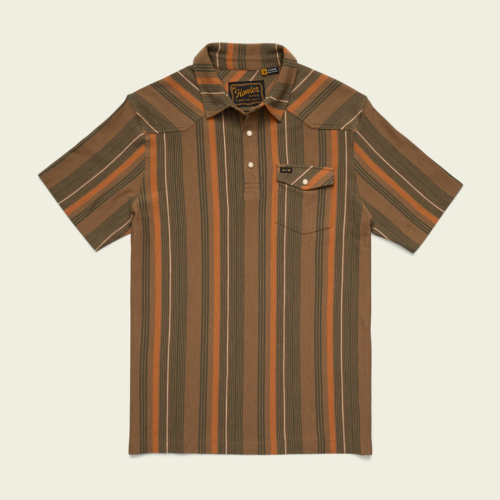 Ranchero Polo - Old Bill Stripe : Otter – HOWLER BROTHERS