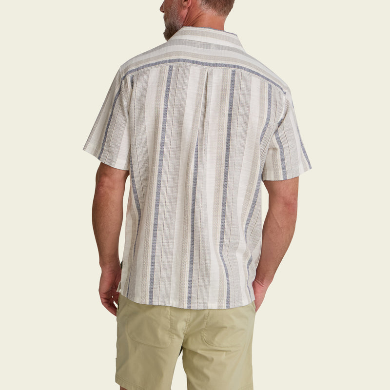 Shores Club Shirt - Old Bill Stripe : Limestone – HOWLER BROTHERS