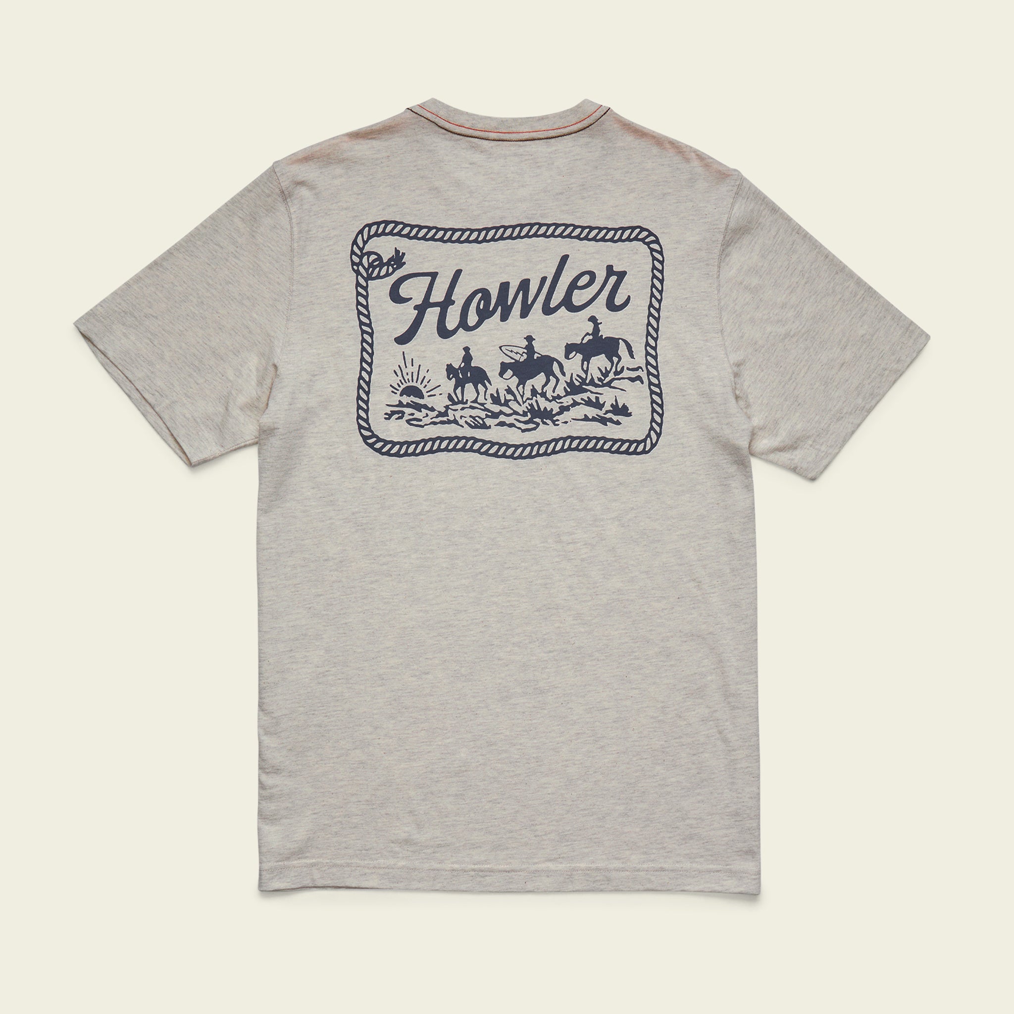 Howler Posse T-Shirt - Heather Grey – HOWLER BROTHERS