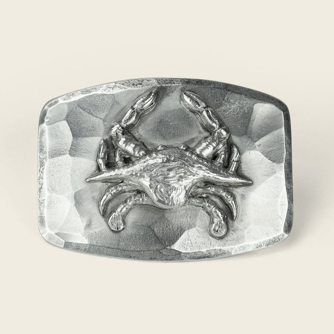 Forged Crab Buckle | Sterling Silver Custom Buckle by Cityboy Forge ...