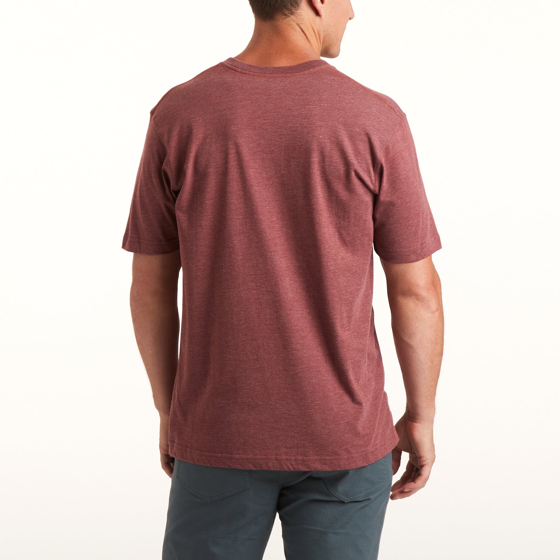 Fish Shaka T-Shirt - Burgundy Heather – HOWLER BROTHERS