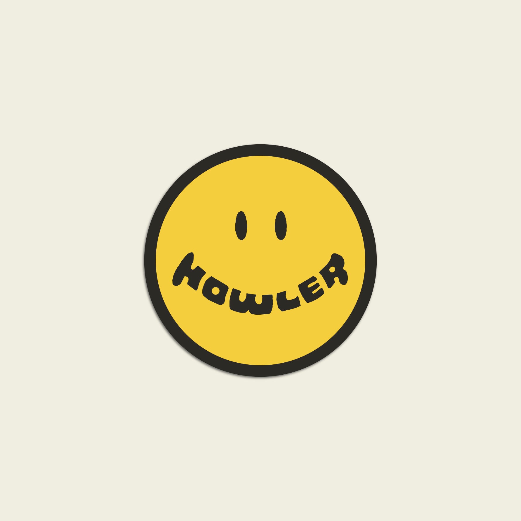 Howler Smiles Sticker | Heavy Duty, Versatile Sticker for All Surfaces ...